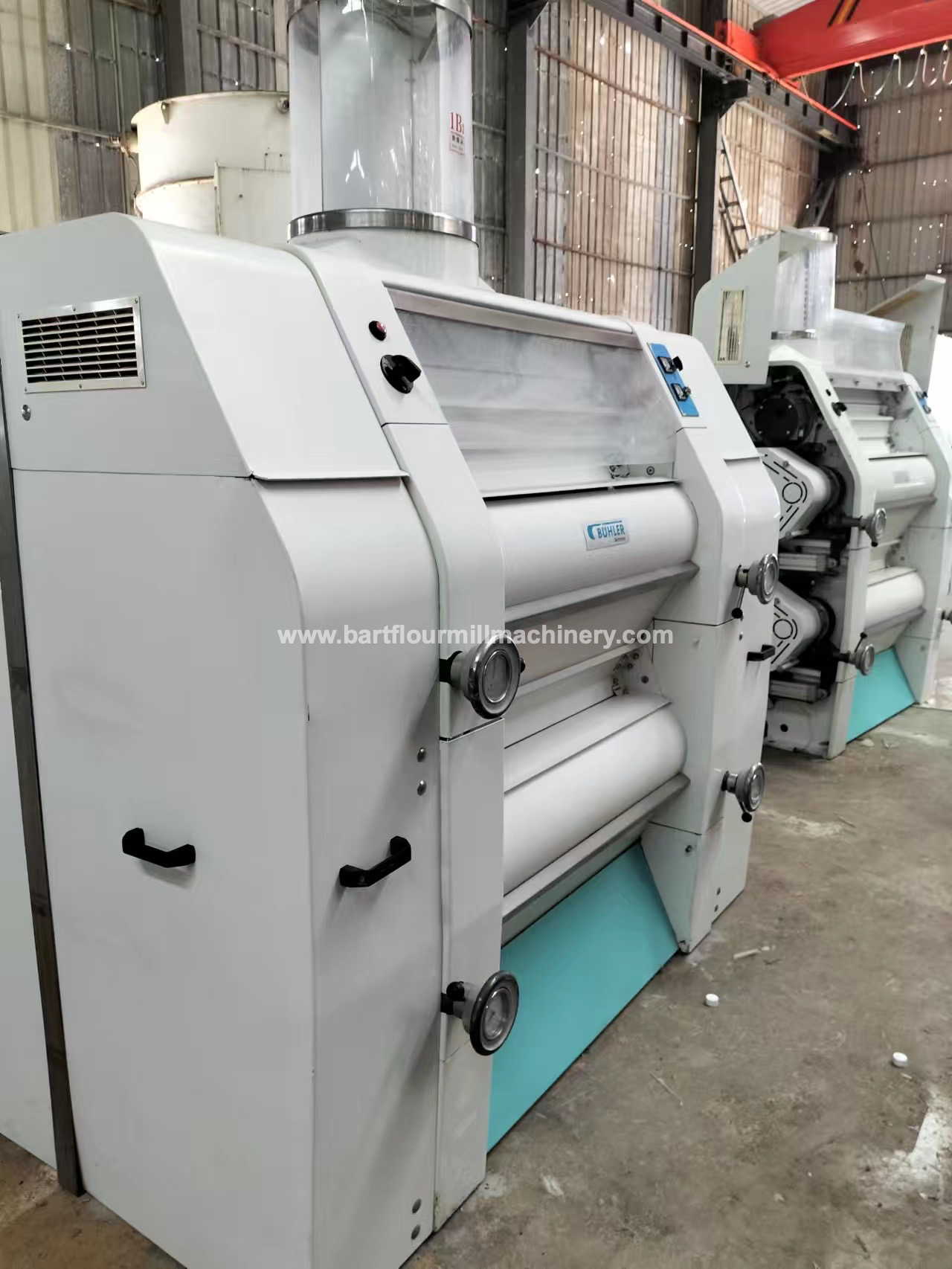 Used Buhler MDDL Roller Mills with Belt Timing System Smooth Rollers ...